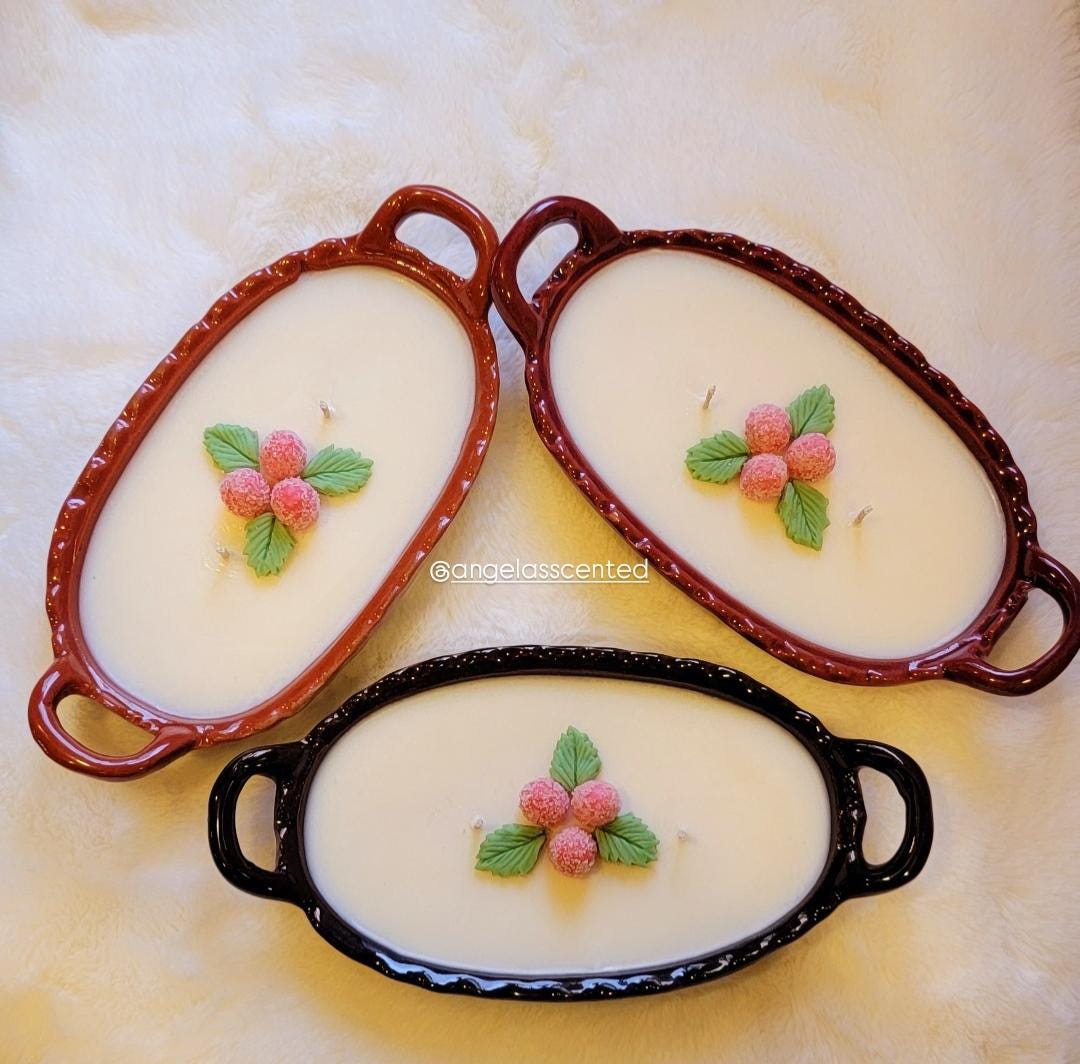 Christmas Fruit Cake Candle/soy Wax Candle/mexican Candle/housewarming ...