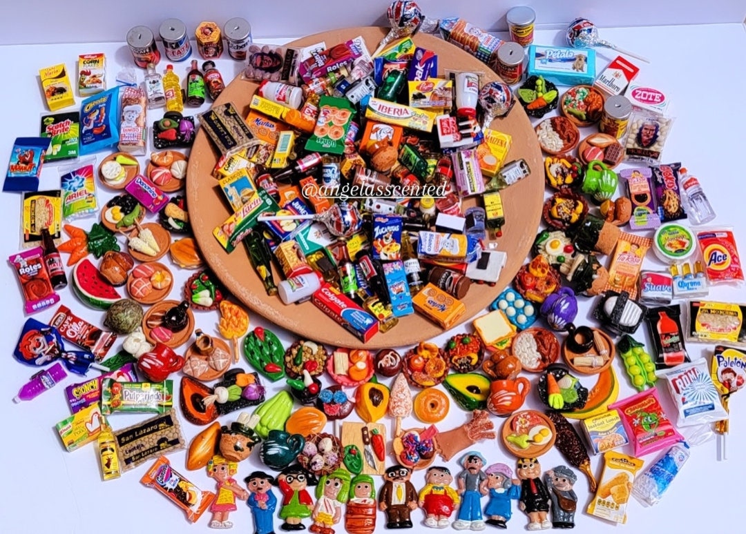 Set of 10 Mini Food Mexican Fridge Magnets Assorted/day of the Dead ...