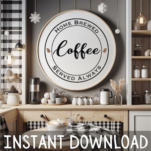 Coffee Sign, Coffee Sign SVG, Coffee Sign for the Wall, Coffee Gifts ...