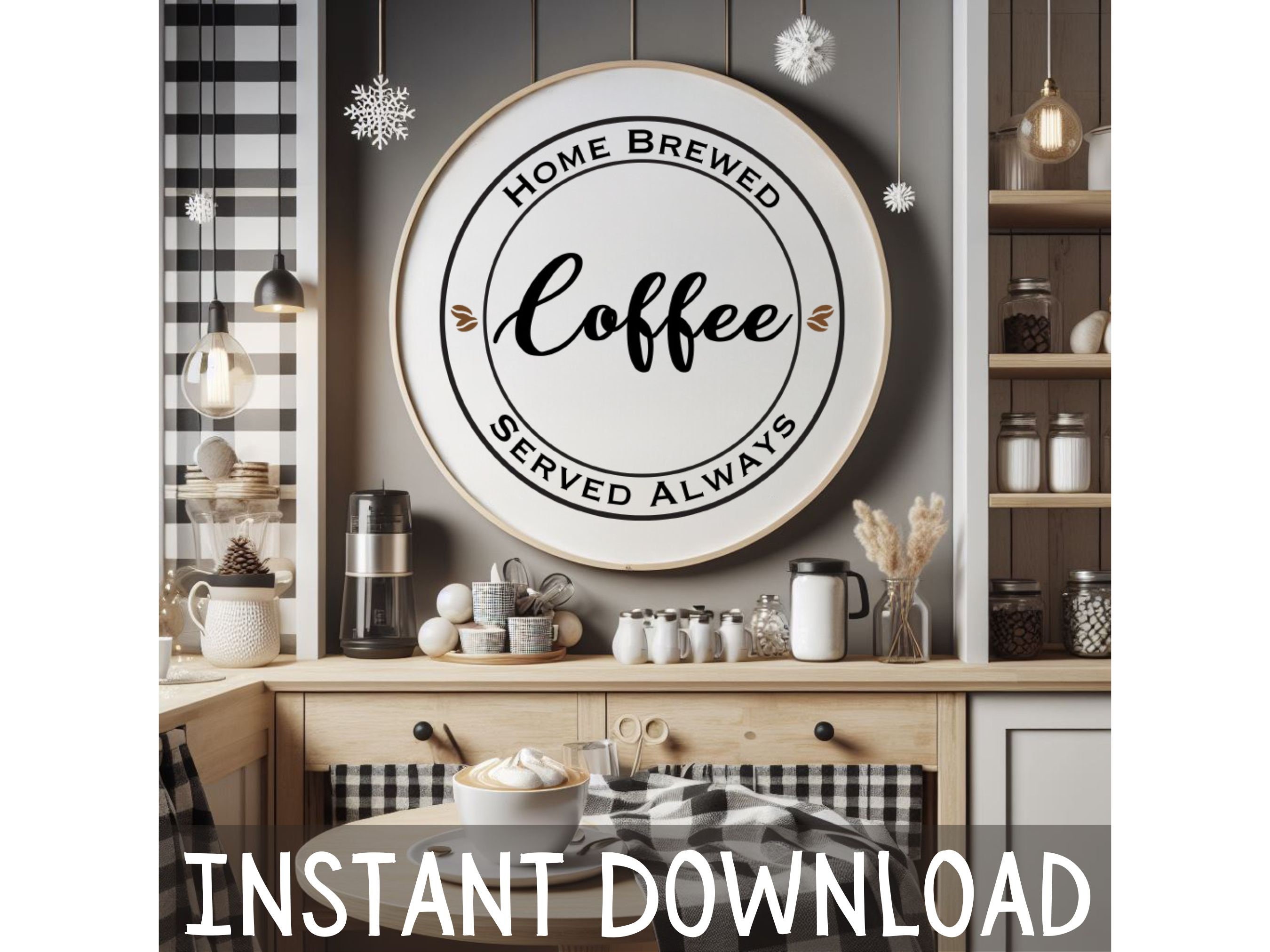 Coffee Sign, Coffee Sign SVG, Coffee Sign for the Wall, Coffee Gifts ...