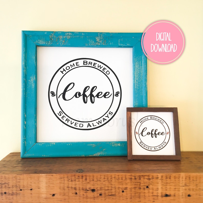Coffee Sign, Coffee Sign SVG, Coffee Sign for the Wall, Coffee Gifts ...