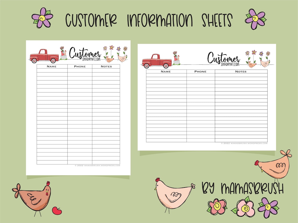 12 Monthly Egg Count & Chicken Records Sheets Homestead - Etsy