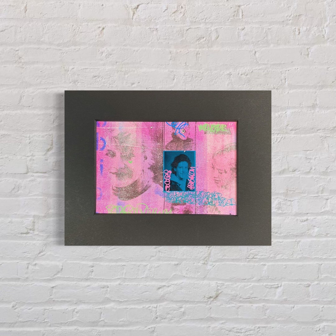 Stay Cool: an 80s Yearbook Series Original Mixed-media Art - Etsy