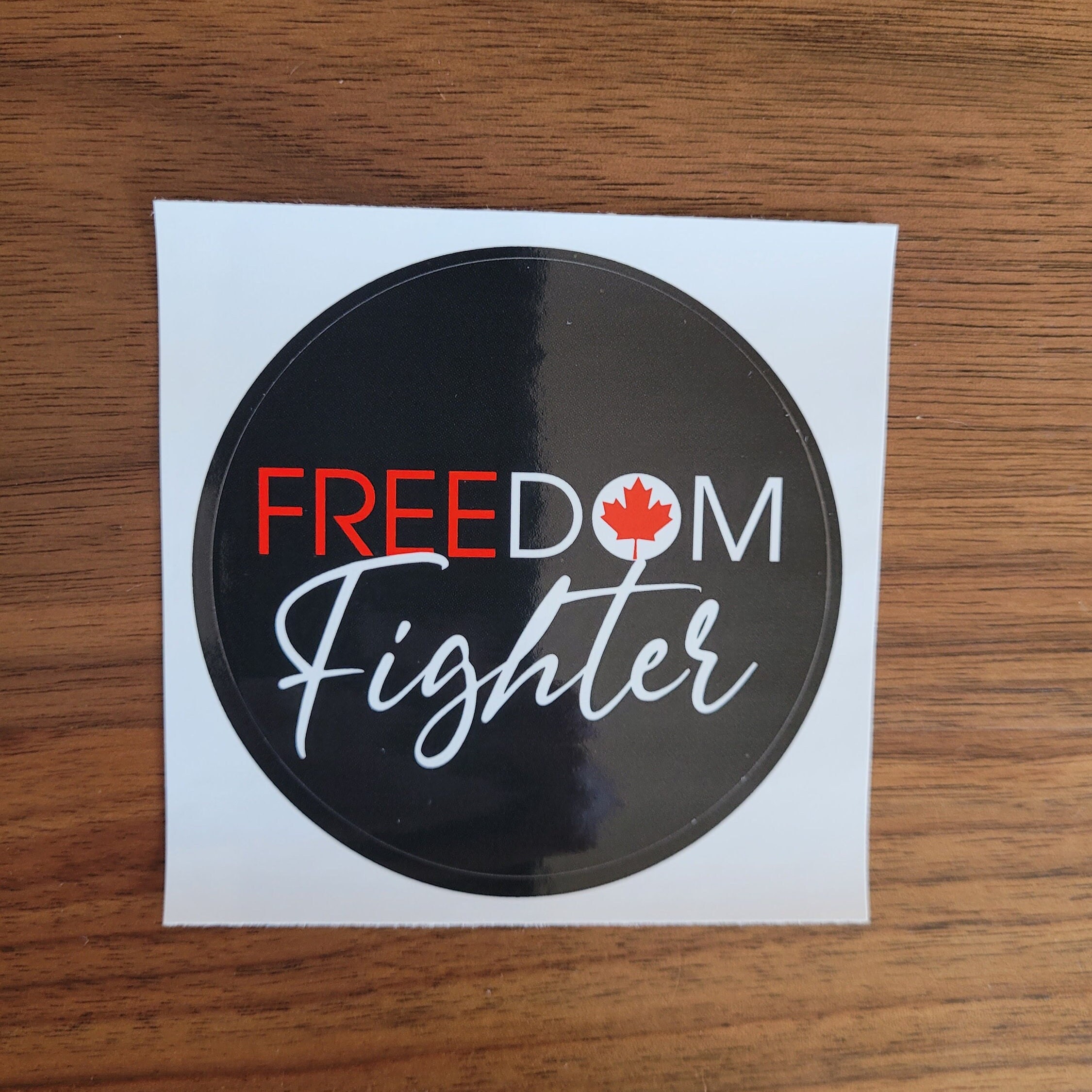 Freedom Fighter, Round Sticker Decal - Etsy