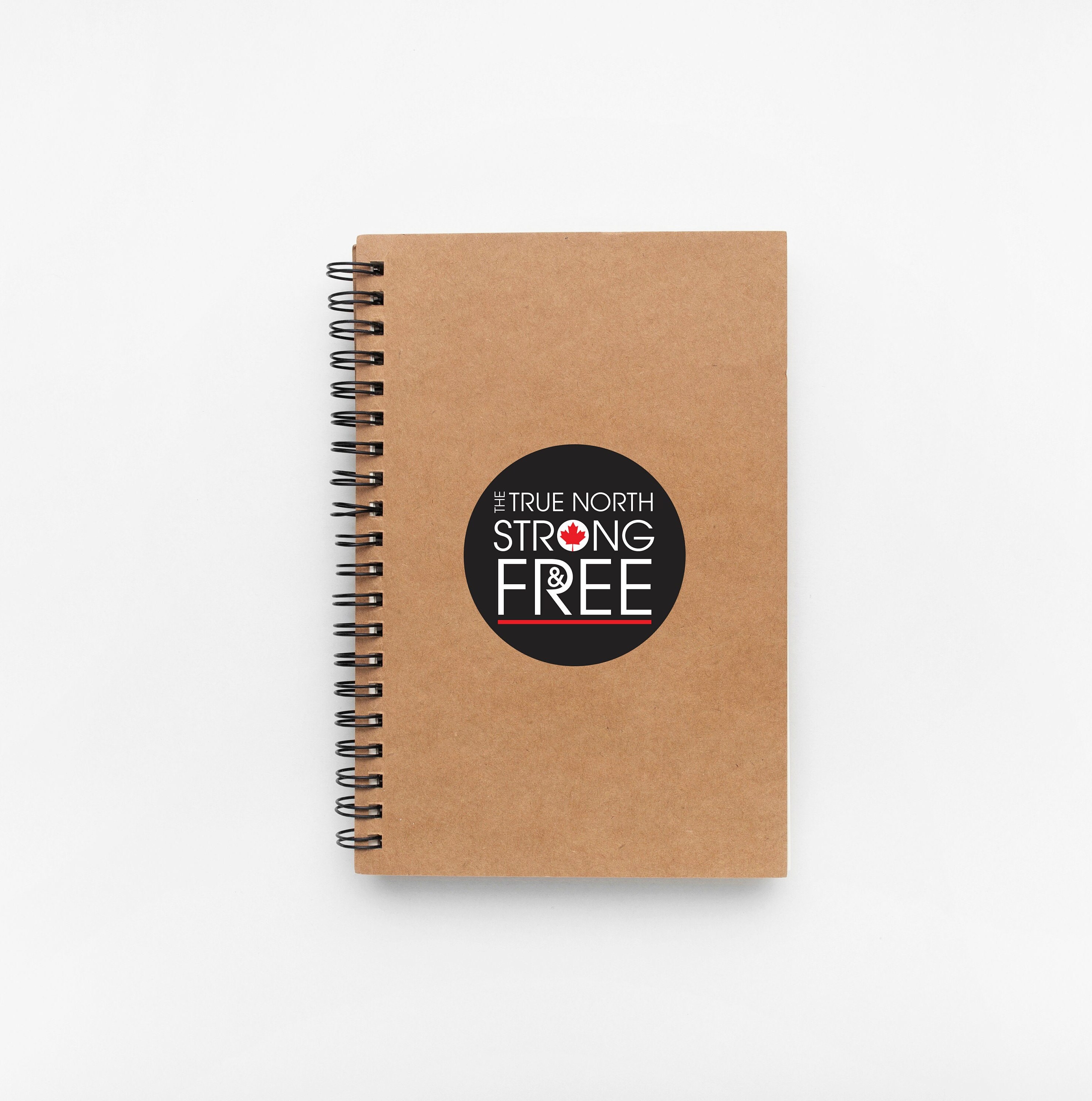 True North Strong and Free, Freedom, Canada, Round Sticker Decal - Etsy