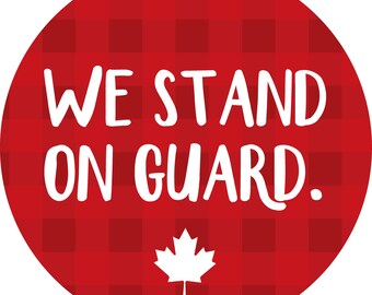 Freedom Fighter, Canada, Round Sticker Decal - Etsy