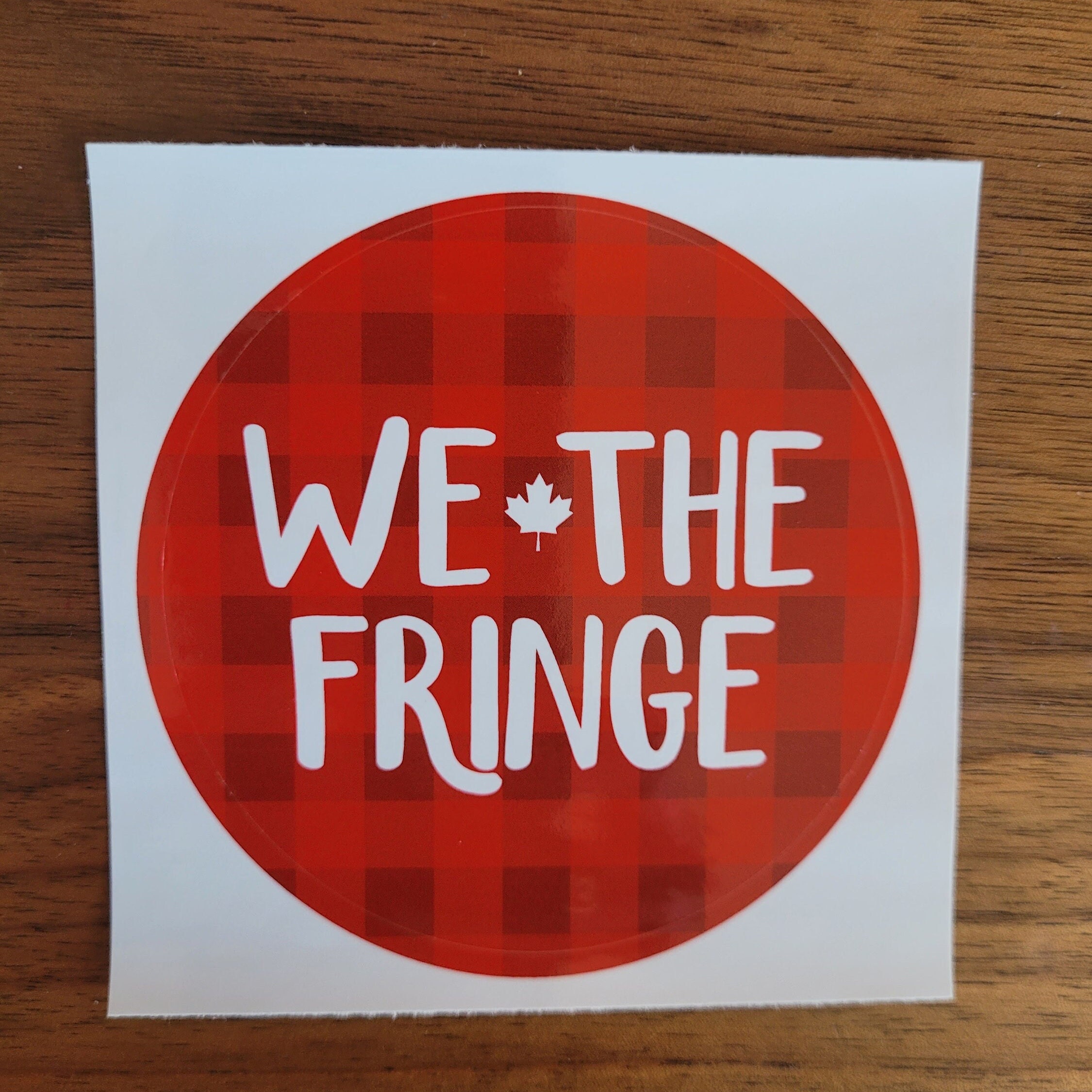 We the Fringe Round Sticker Decal - Etsy