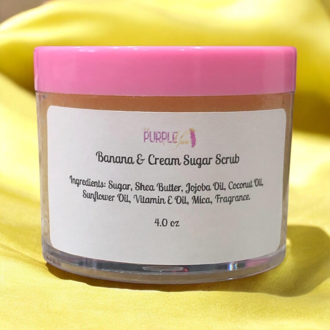 Banana & Cream Sugar Scrub - Etsy
