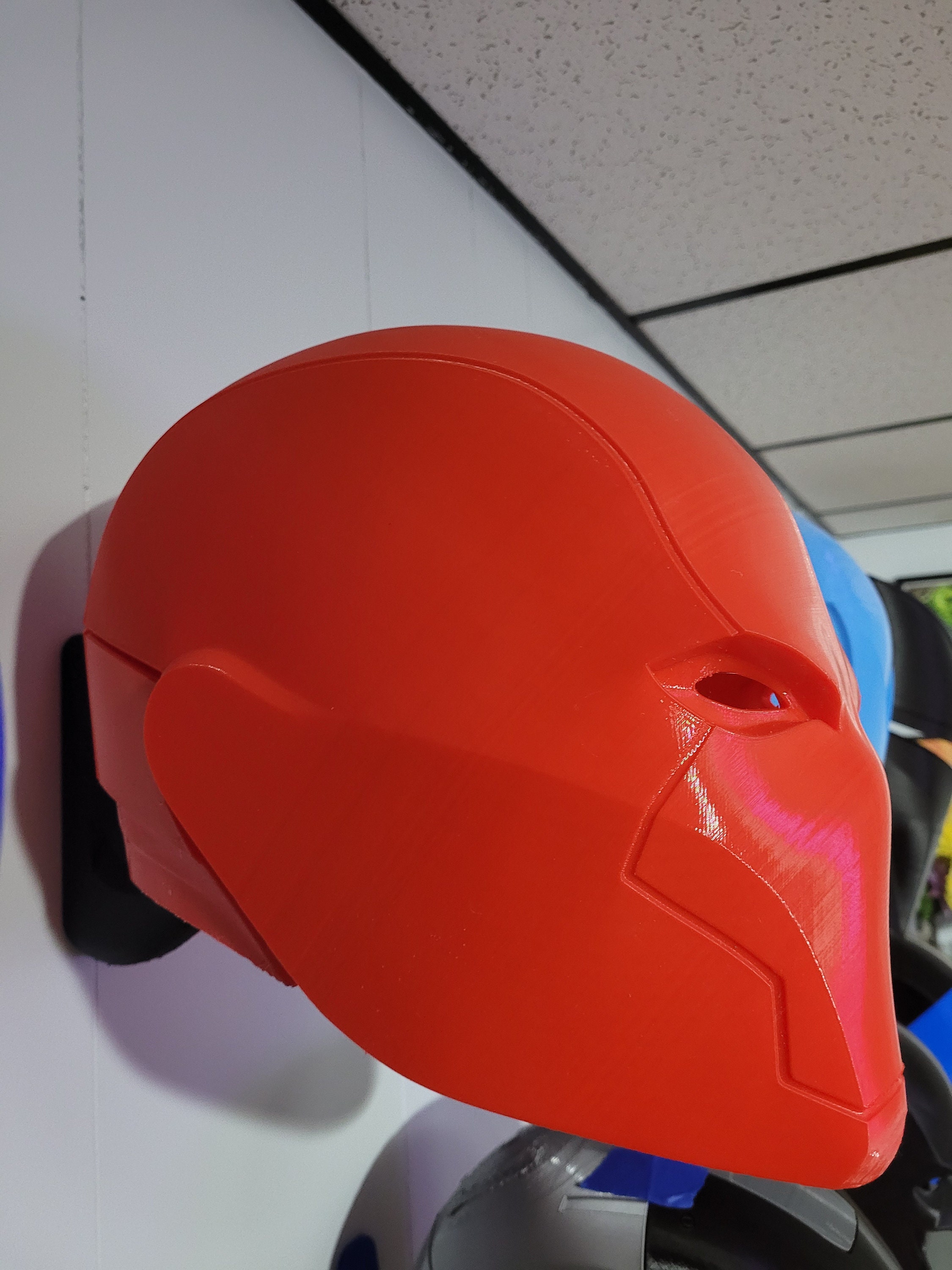 Red Hood Helmet 3D Printing Cosplay - Etsy