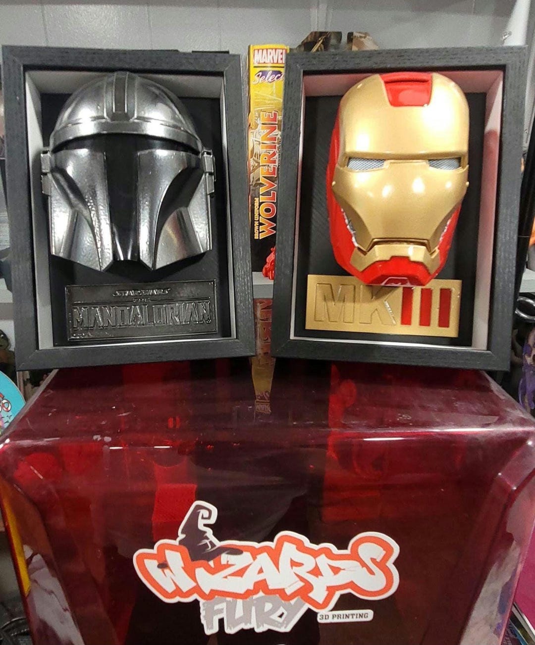 Fanart Pop Culture Mandalorian Star Wars Ironman Decoration Wall Desk ...
