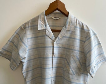 Men 50s Button up Shirt - Etsy