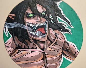 Eren Jaeger Painting - Etsy