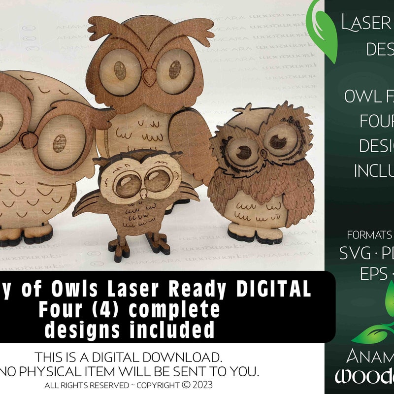 Laser Cut Owls - Etsy