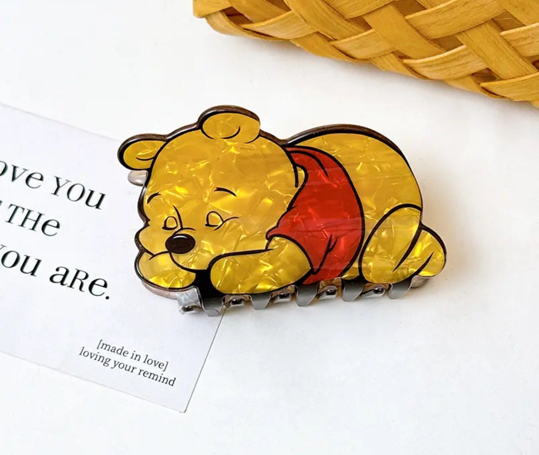Winnie the Pooh Disney Claw Clip Hair Holder. Large Durable Hair Clip ...