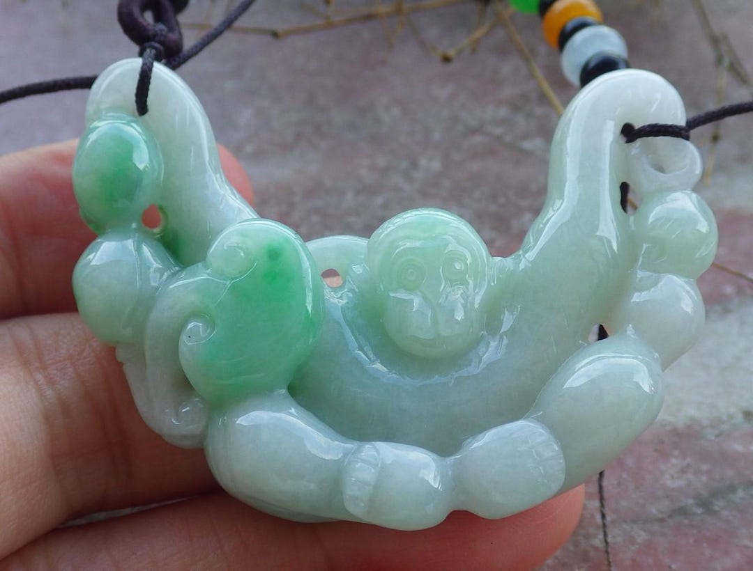 Certified Hand Carved Natural Myanmar Burma A Jade Jadeite Zodiac ...