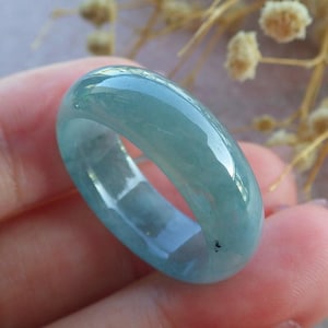 Certified Hand Carved Natural Myanmar Burma Grade A Jade Jadeite Circle ...