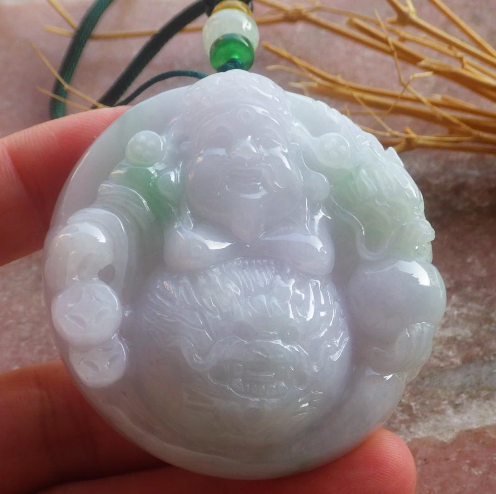 Certified Hand Carved Natural Myanmar Burma A Jade Jadeite Buddha ...