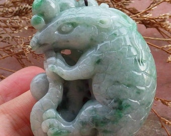 Jade Rat Pendant - Etsy