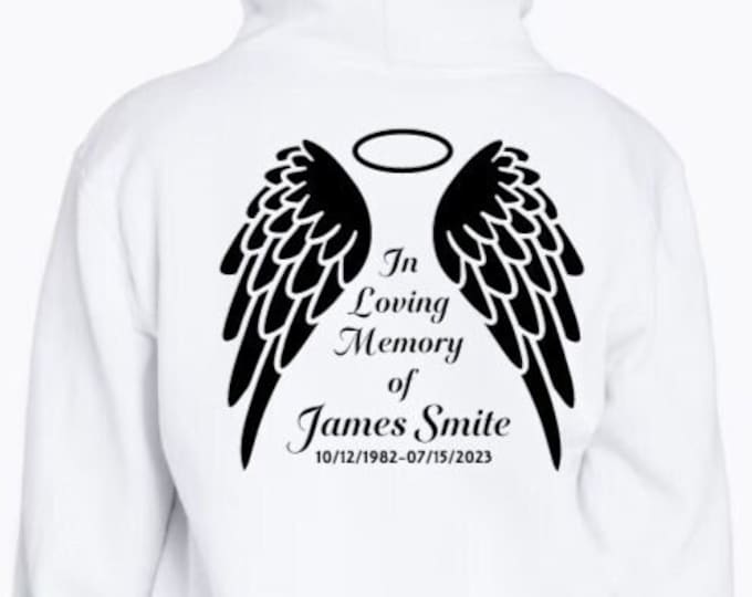 Custom Memorial Shirt Personalized Memorial Sweatshirt Grieving Gift in ...