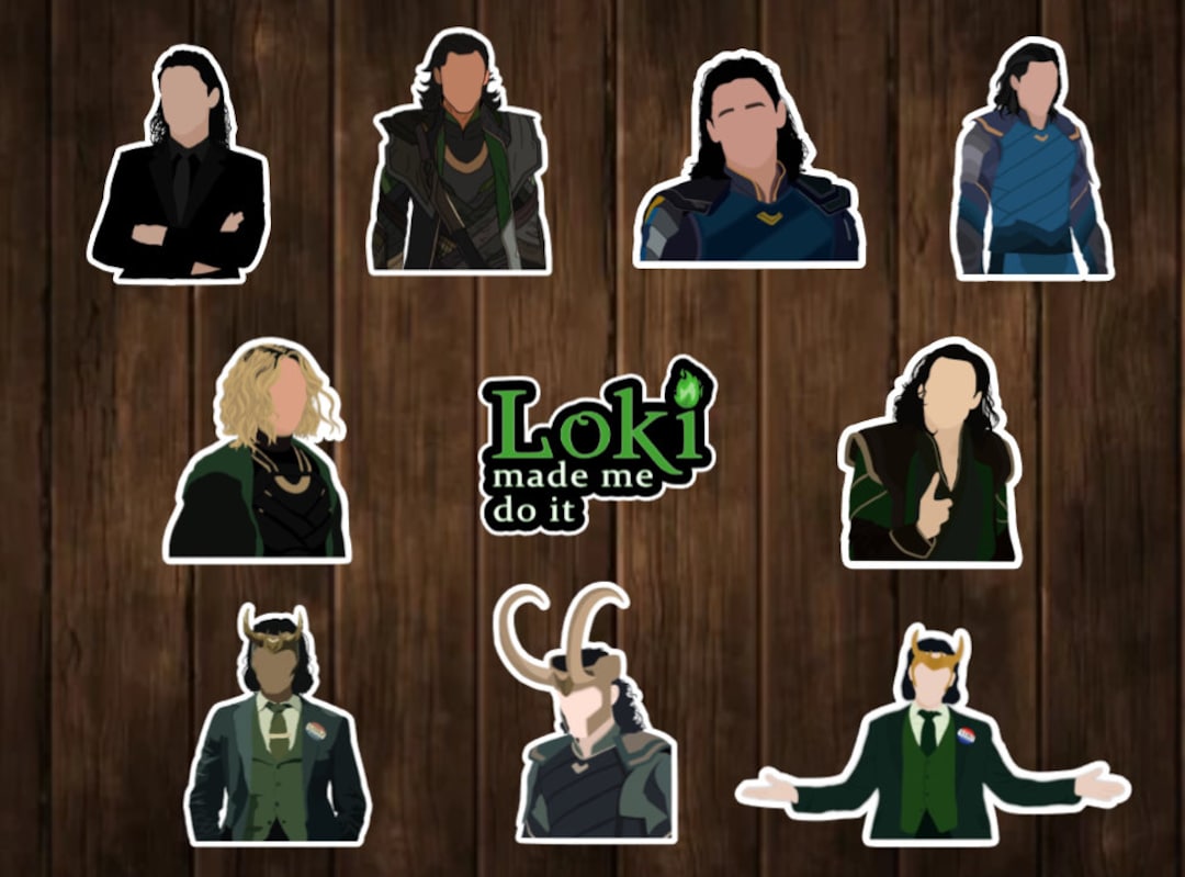 Loki Stickers, Laptop Stickers, Book Stickers, Teen Girl Stickers, Fun ...