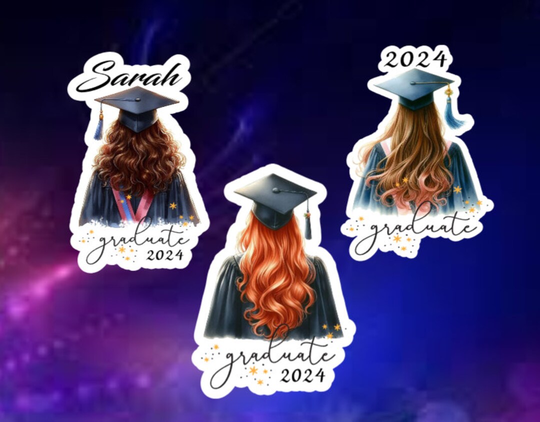 Graduation Stickers, Graduation 2024, Graduate, Class of 2024, 2024 Graduation - Etsy