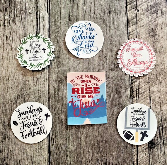 Christian Stickers Religious Stickers Faith in the Lord | Etsy