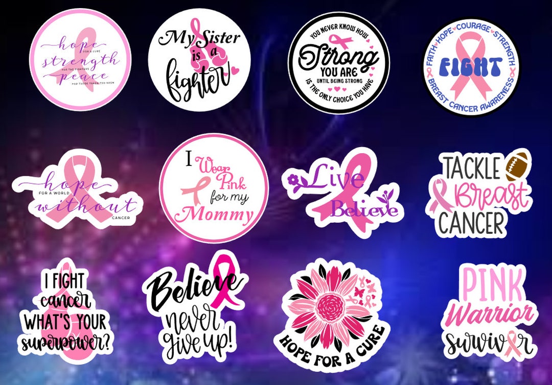 Cancer Stickers, Breast Cancer Awareness, Cancer Support, Encouragement ...