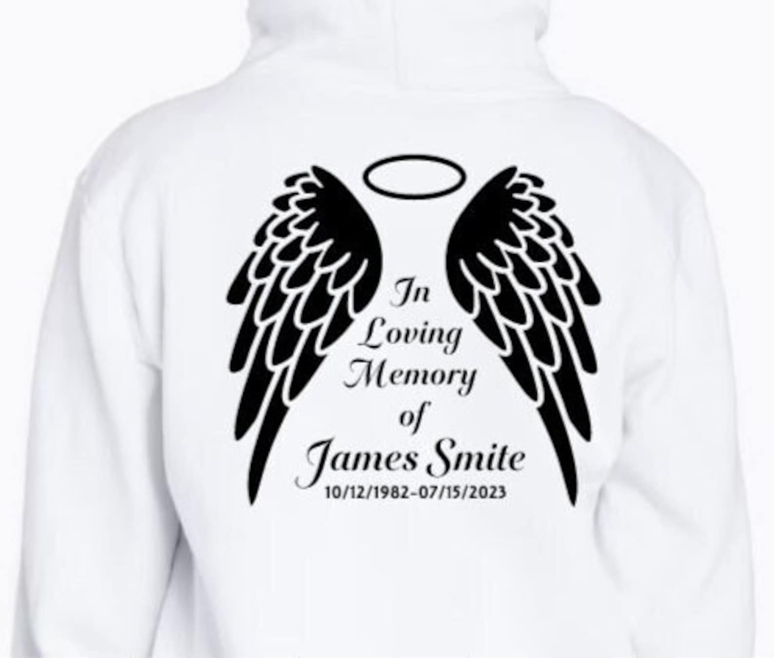 Memorial Gift, Memorial Hoodies, in Memory Of, in Loving Memory, Custom ...