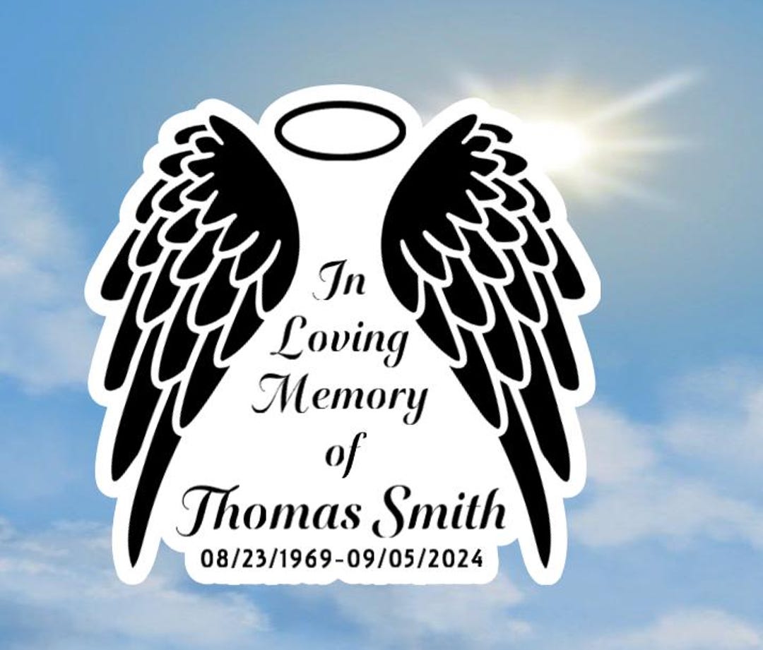 In Loving Memory of Stickers, Memorial Stickers, RIP Stickers - Etsy