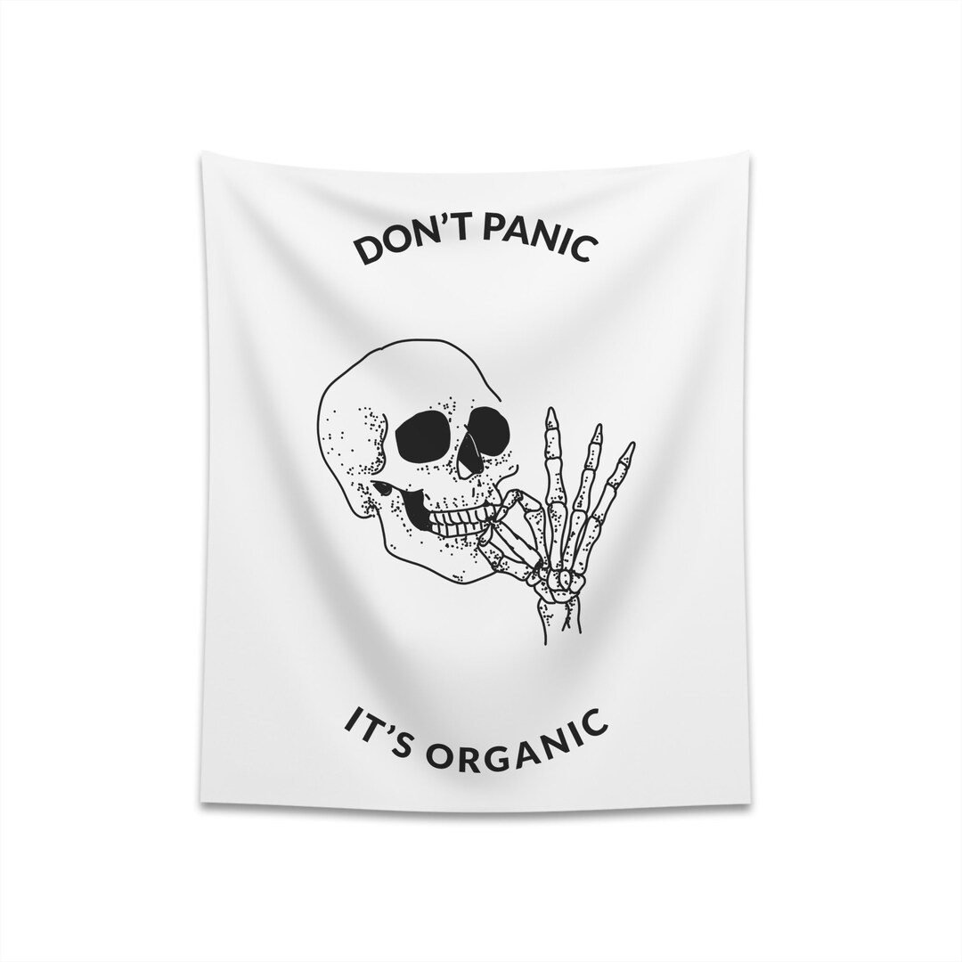 Don't Panic It's Organic Printed Weed Wall Tapestry, 420 Wall Art, 420 ...