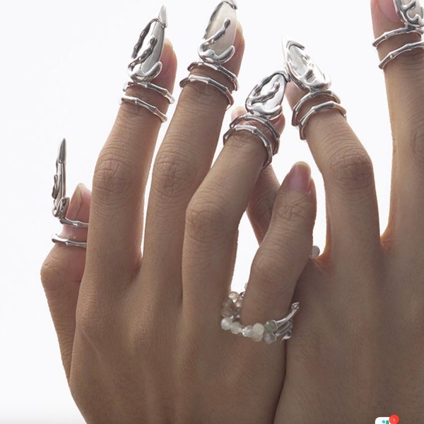 Nail Rings - Etsy