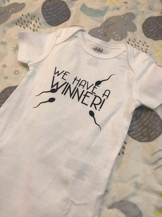 Funny Baby Onesie We Have a Winner Body Suit - Etsy