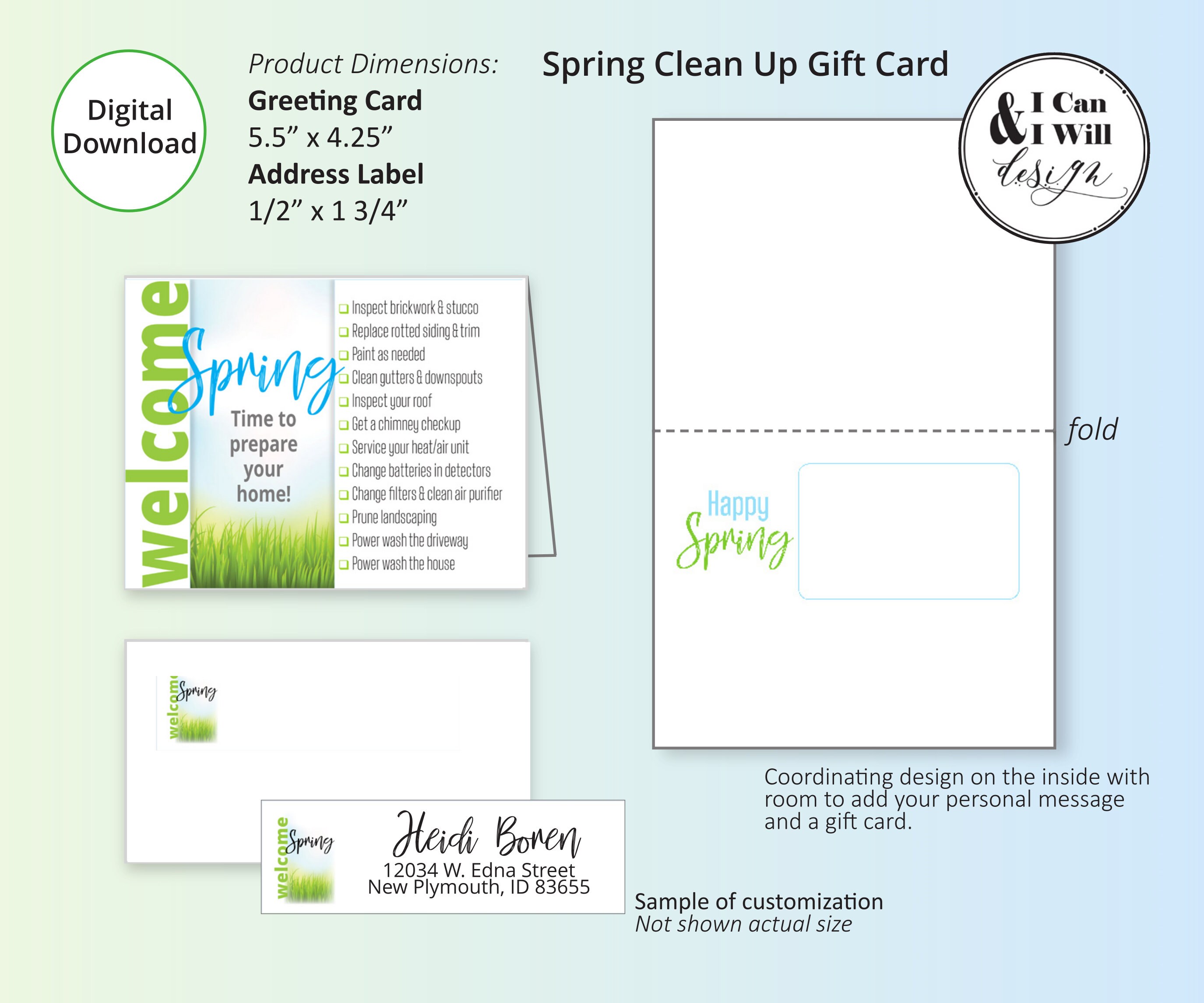 Real Estate Spring Card, Real Estate Marketing, Realtor Spring Gift ...