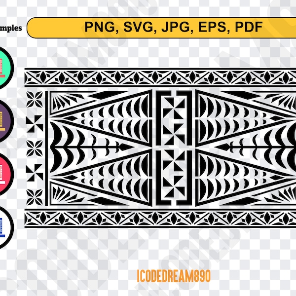 Samoan Tribal Svg - Etsy