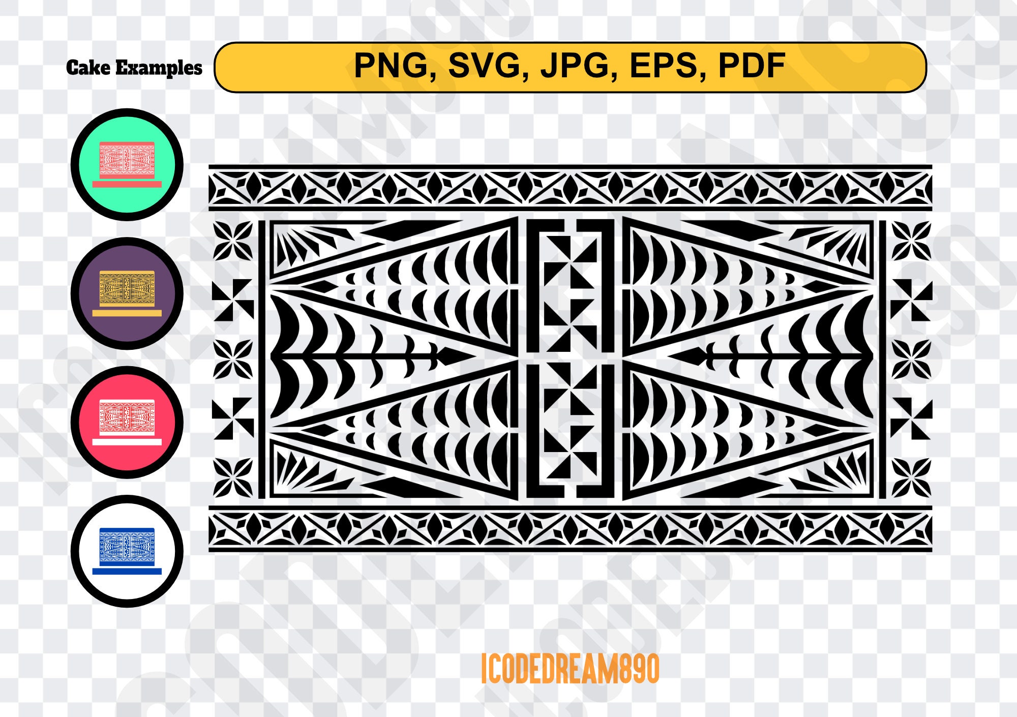 Tongan, Polynesian Svg | Samoa Svg, Tribal Svg, Tongan Tribal Svg ...