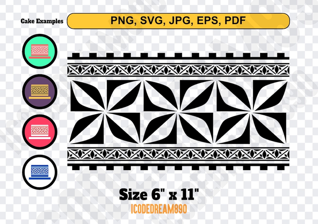 Tongan, Polynesian Svg | Tongan Svg, Tribal Svg, Tongan Tribal Svg ...