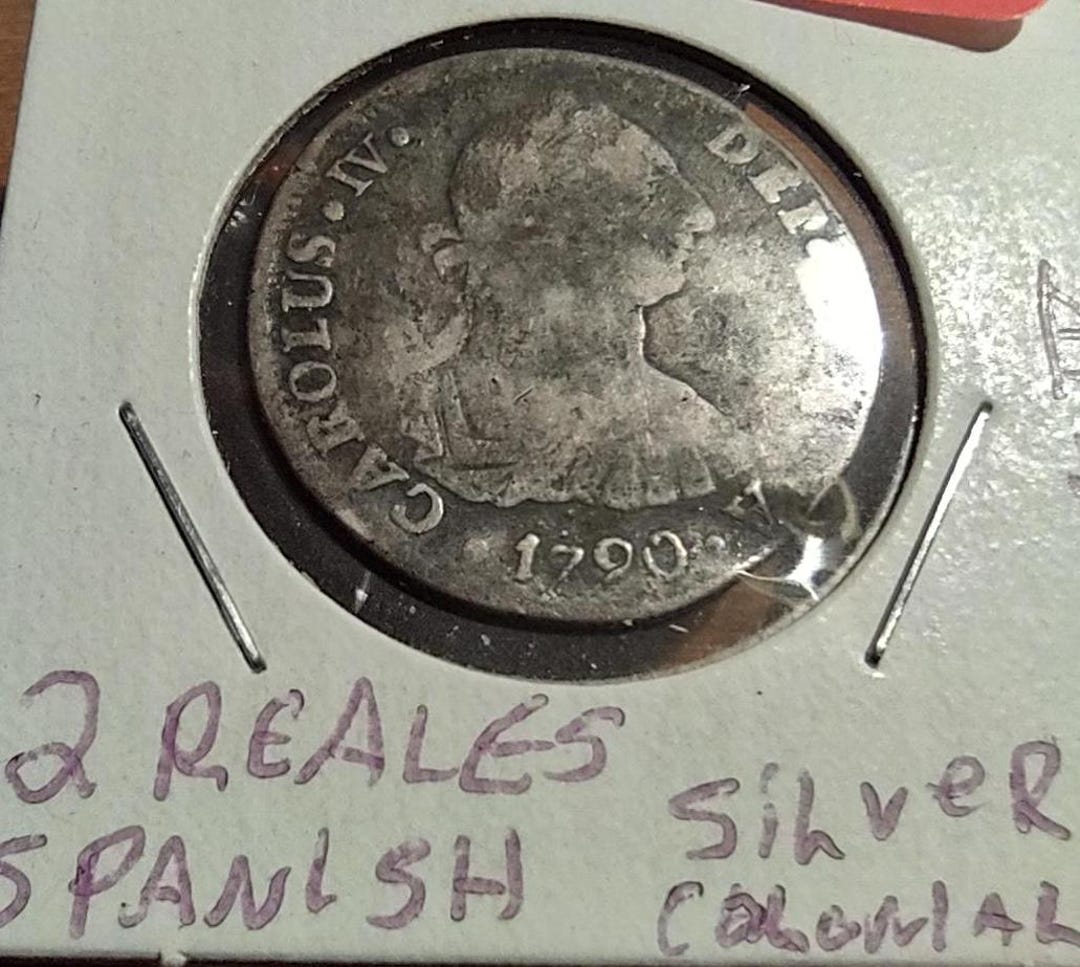 1790 Spanish 2 Reales. Charles IV. Colonial Era. SILVER - Etsy