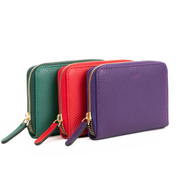 Leather Mini Wallet - Etsy