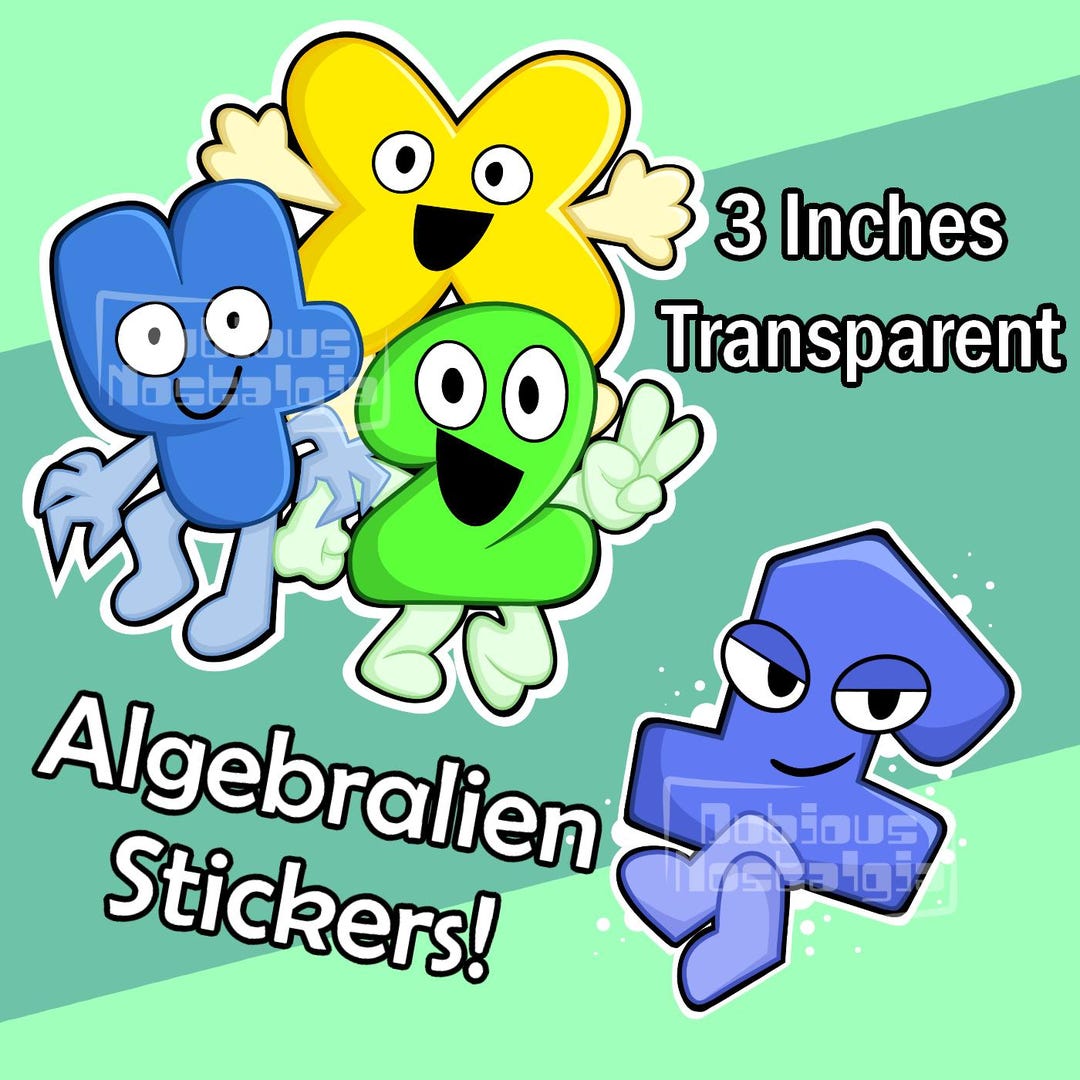PREORDER Algebralien Gang Sticker Collection - Etsy