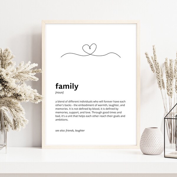 Family Definition - Etsy