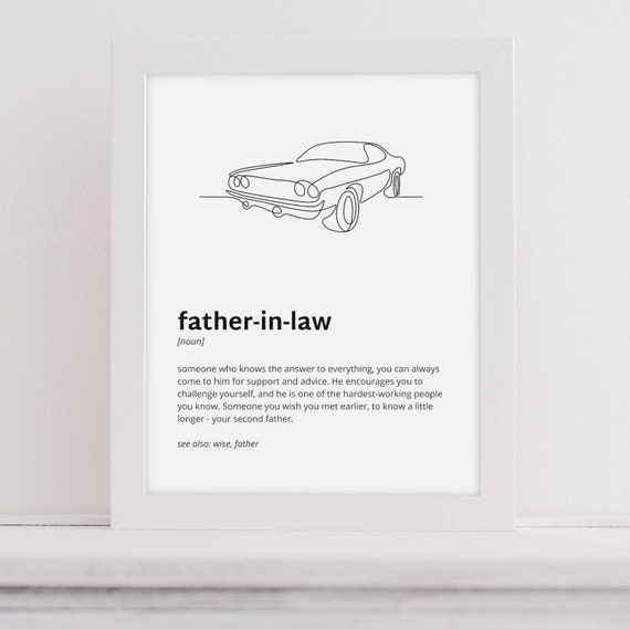Father-in-law Definition Print Printable Instant Download - Etsy