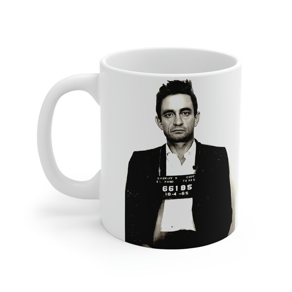 Johnny Cash Mug - Etsy