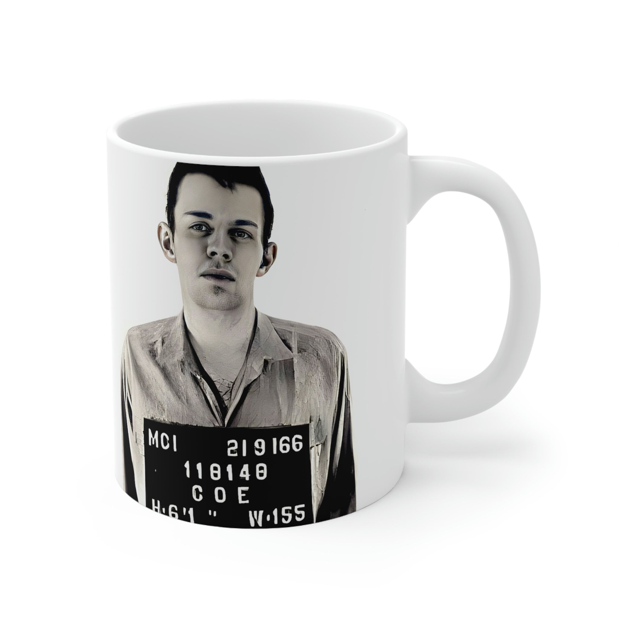 David Allan Coe Mugshot Coffee Mug | Magnificent 1966 Mug Shot Portrait ...