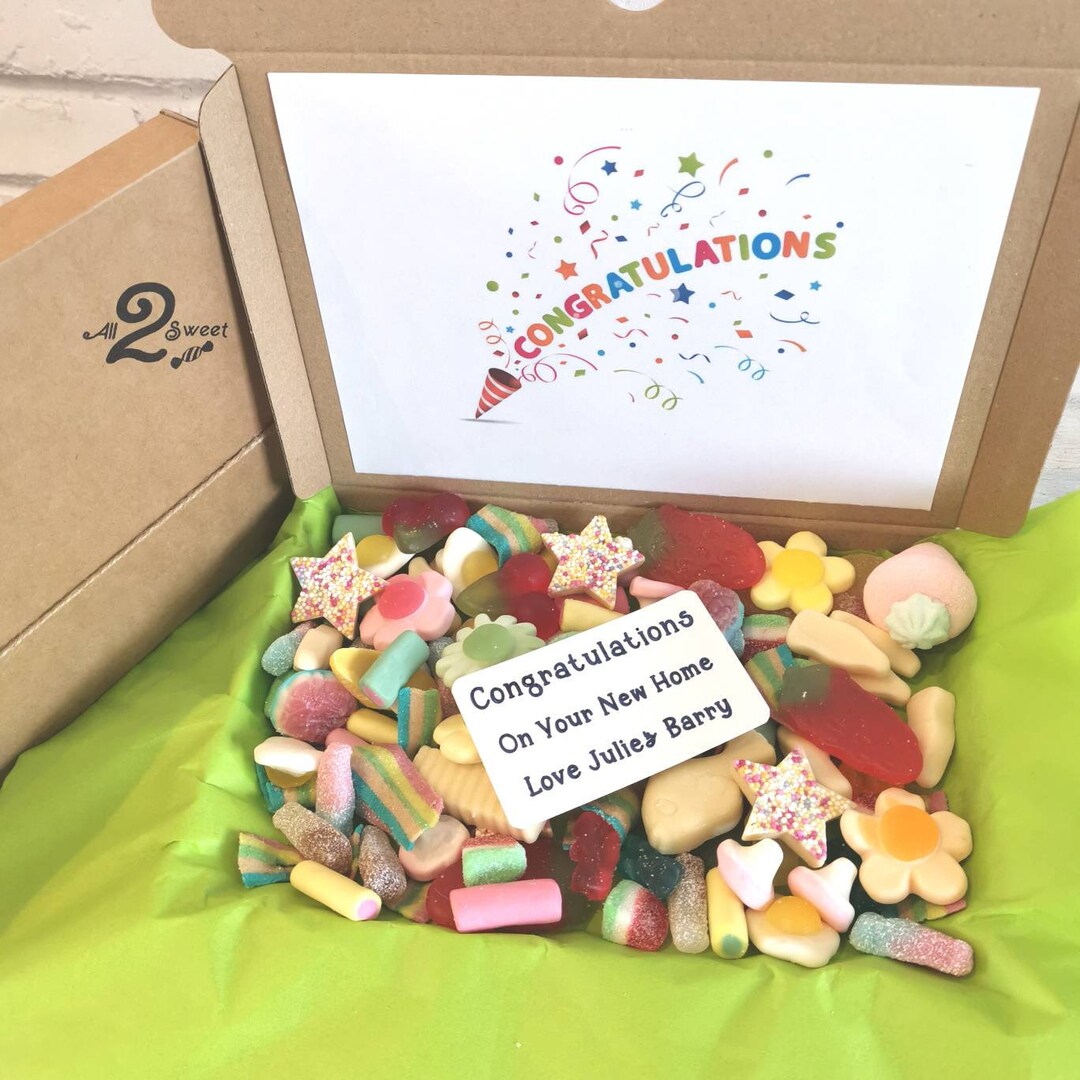 Congratulation Exam's-gcse-a Level Personalised Letterbox Sweet Gift ...