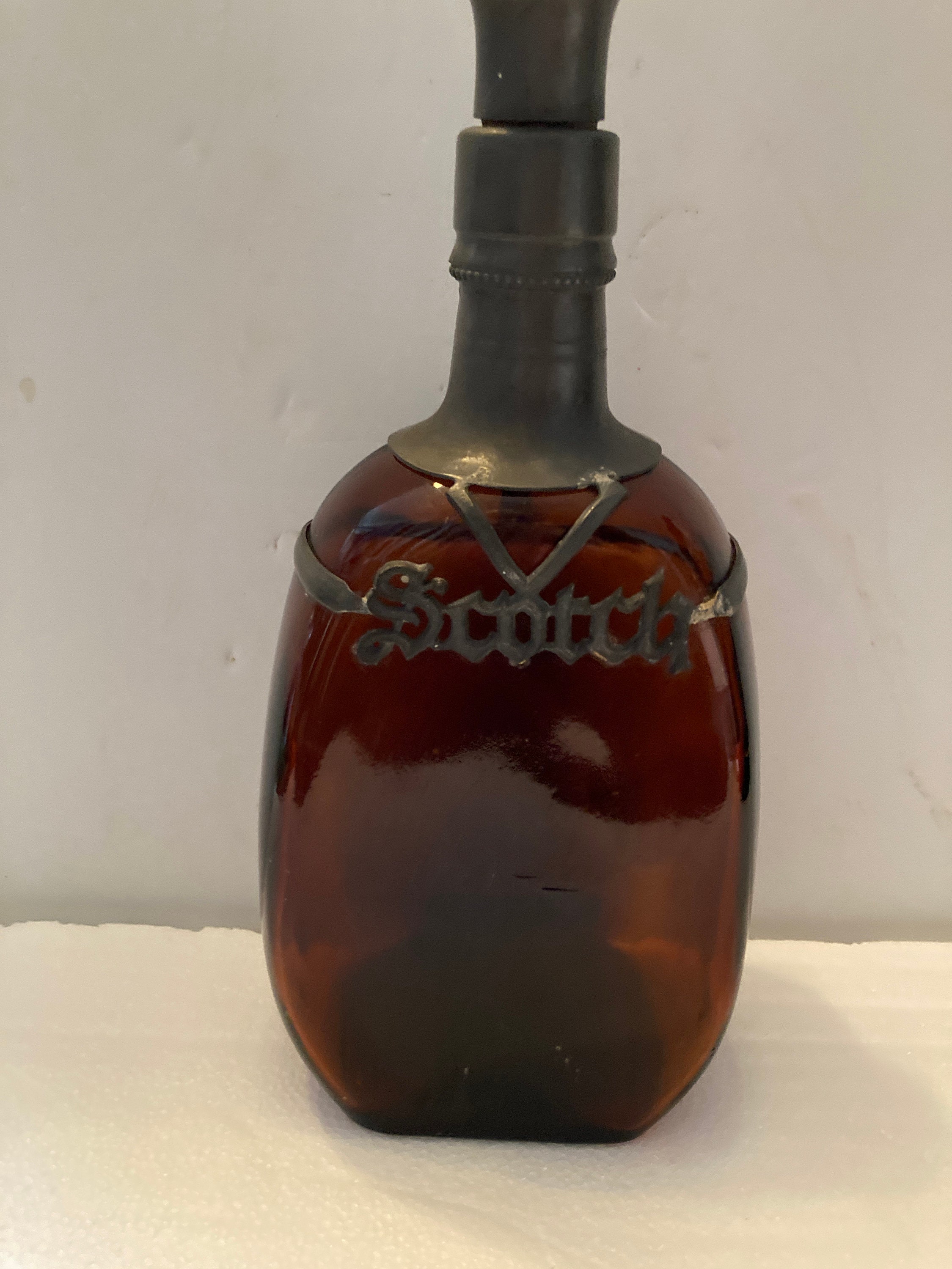 Vintage Liquor Bottle Tantalus 3 Piece Decanter Set With Metal Frame - Etsy