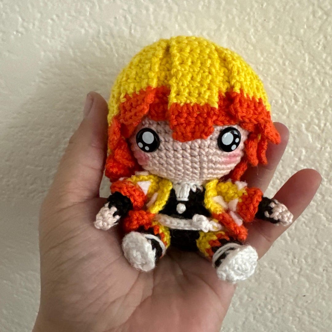 Zenitsu Amigurumi Doll Handmade Crochet - Etsy