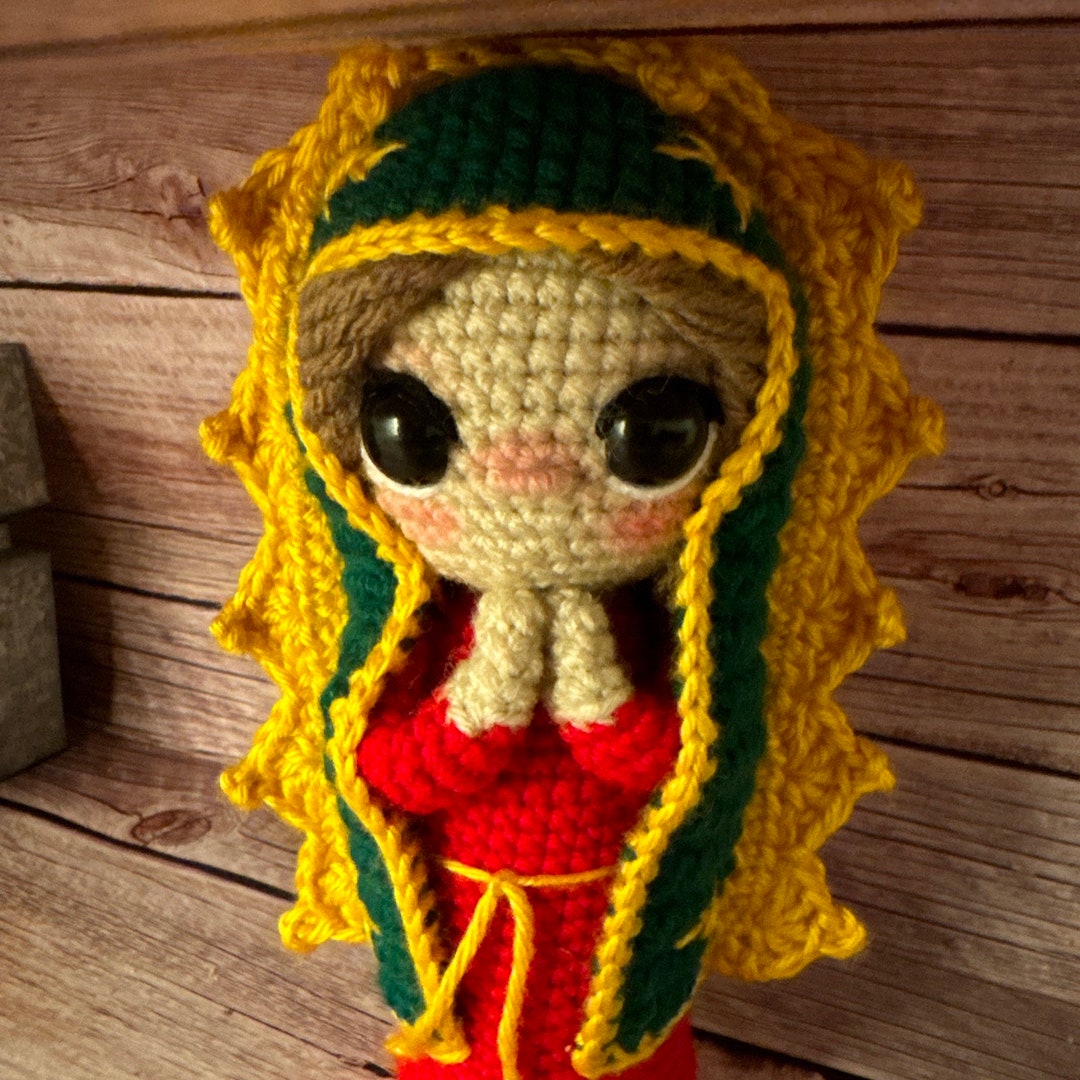 Virgen De Guadalupe Amigurumi Doll Handmade Crochet - Etsy