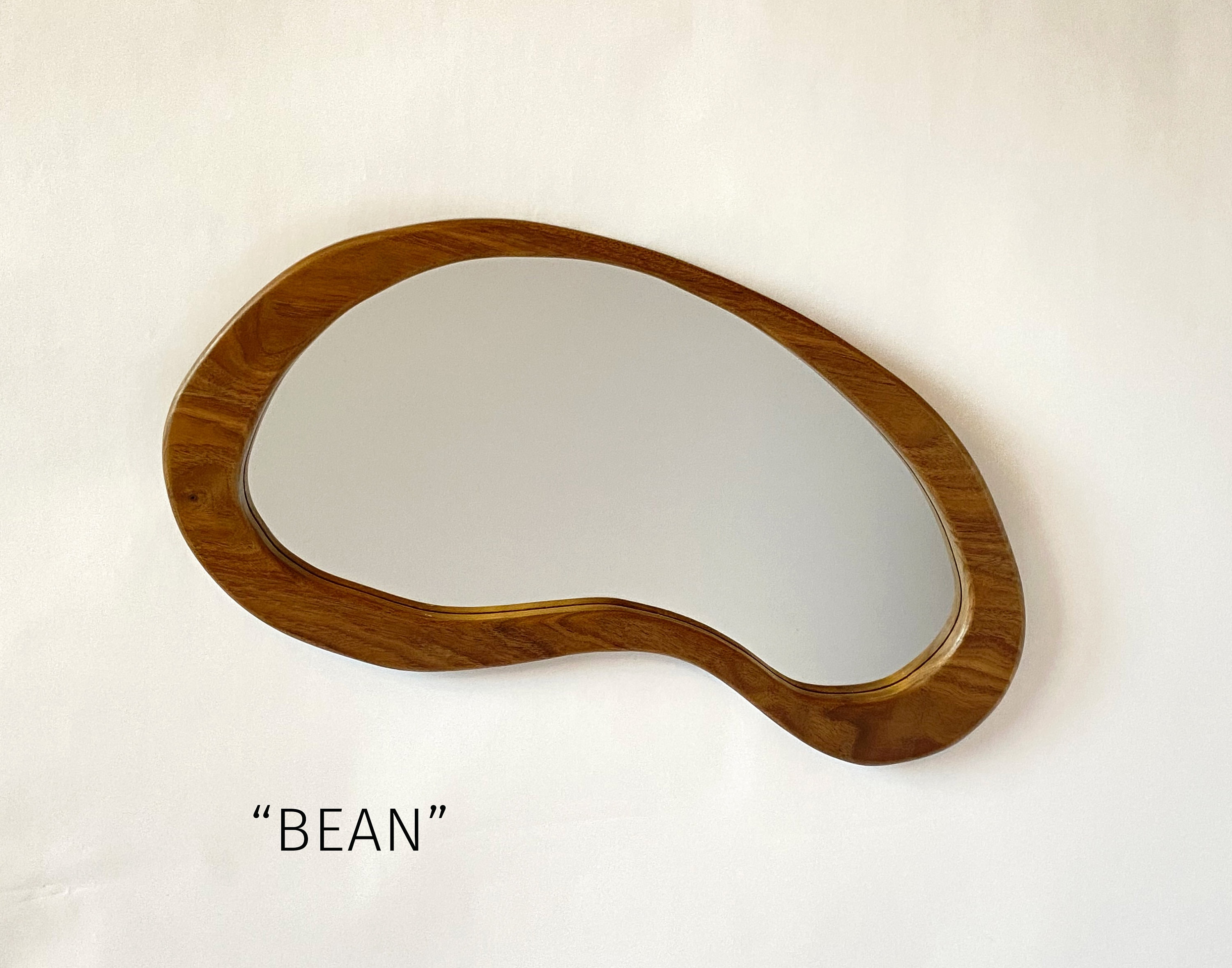 Small Irregular Shaped Wood Mirrors - Etsy