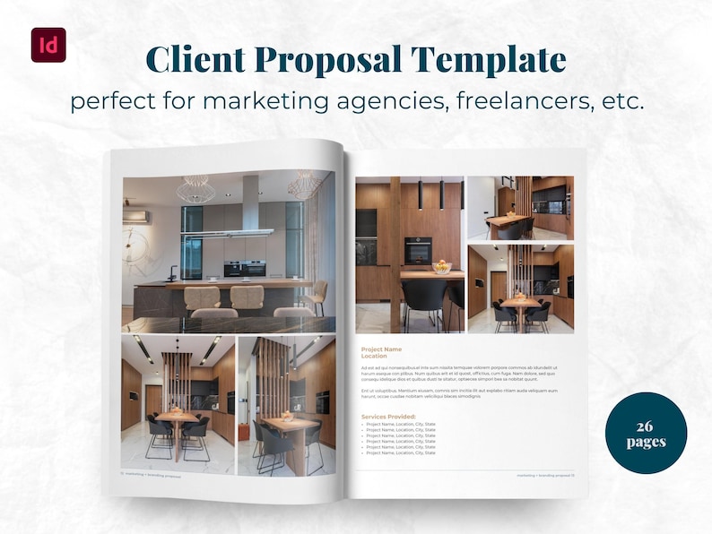 Marketing Proposal Template for Professional Proposals Indesign ...