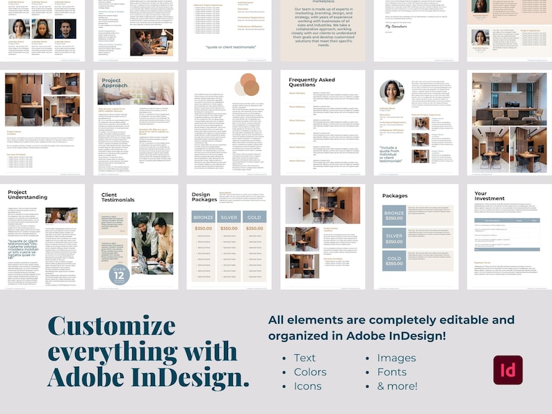 Marketing Proposal Template for Professional Proposals Indesign ...